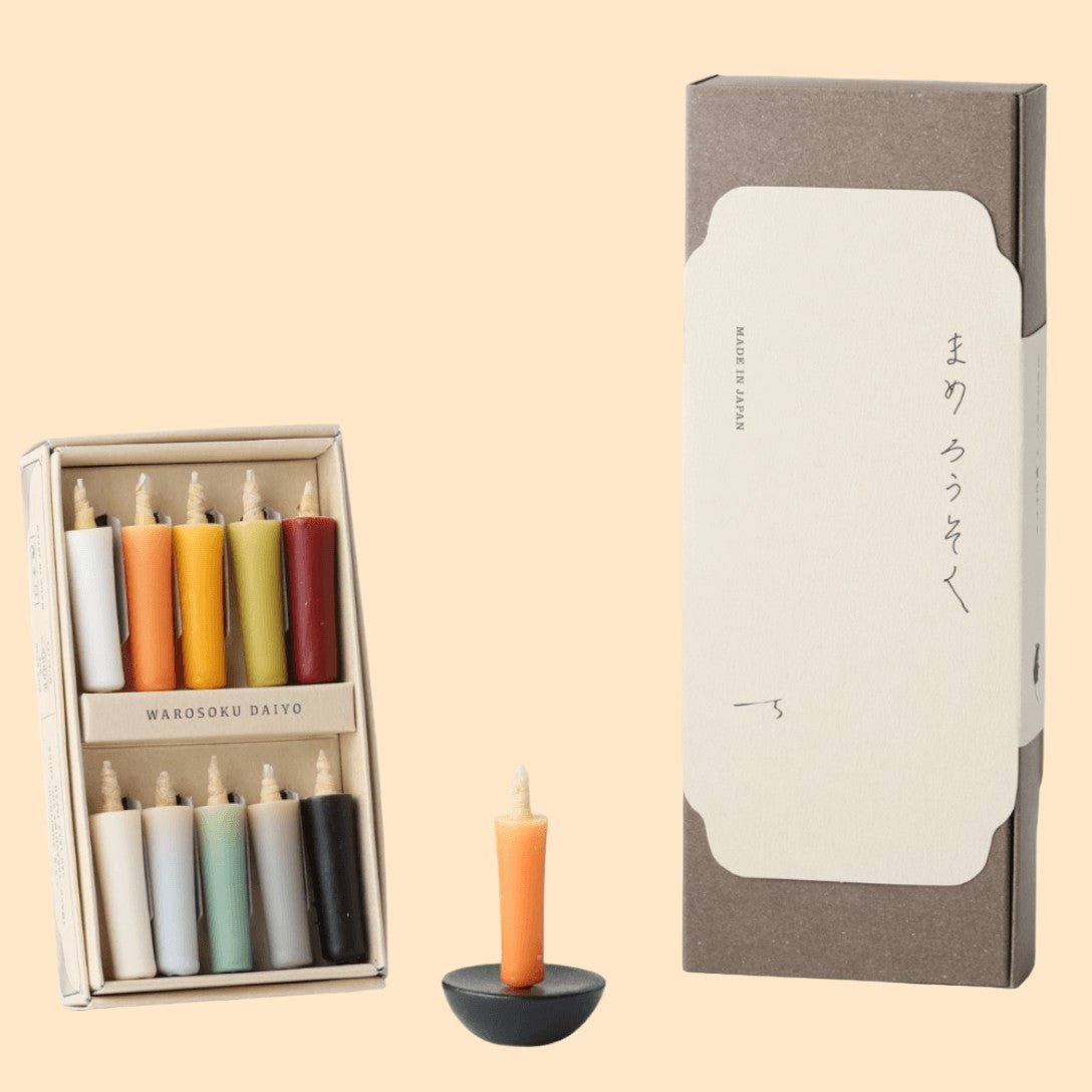 Daiyo Colorful Earth Rice Wax Candle Gift Set – Olio Music & Art